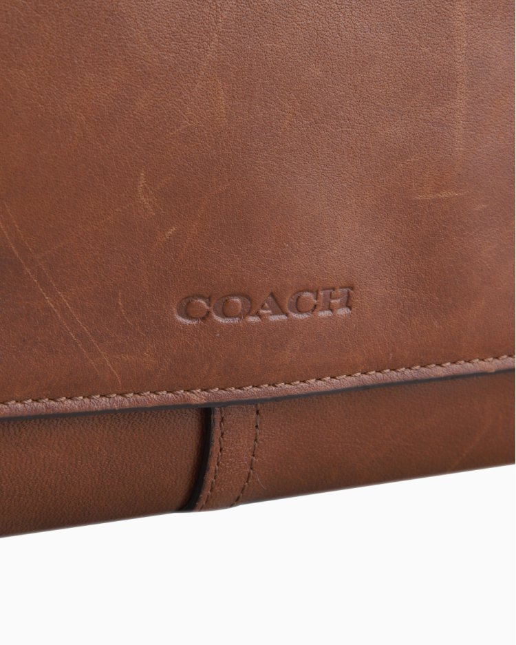 Pasta Coach Original Folder Messenger Marrom Masculina