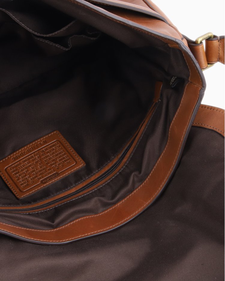 Pasta Coach Original Folder Messenger Marrom Masculina