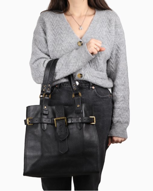 Bolsa Mulberry Original Choco Elgin Preta Feminina
