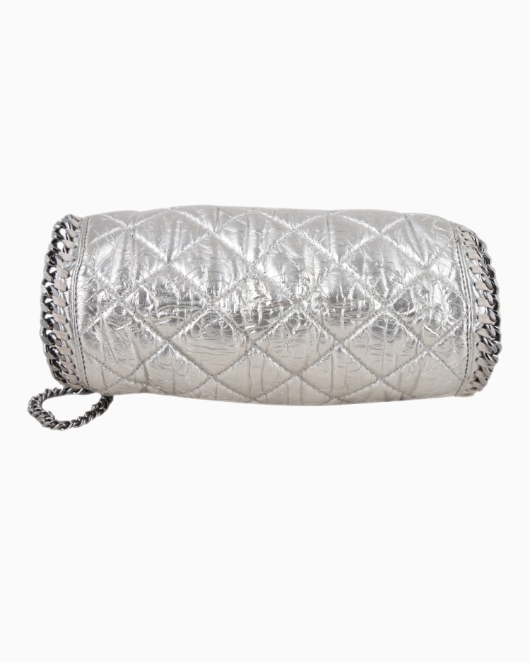 Bolsa Stella McCartney Original Falabella Mini Tote Prateada Feminina