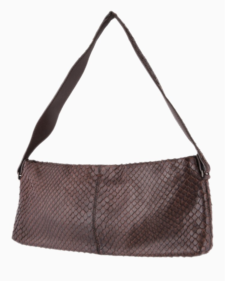 Bolsa TOD's Original Couro Python Marrom Feminina