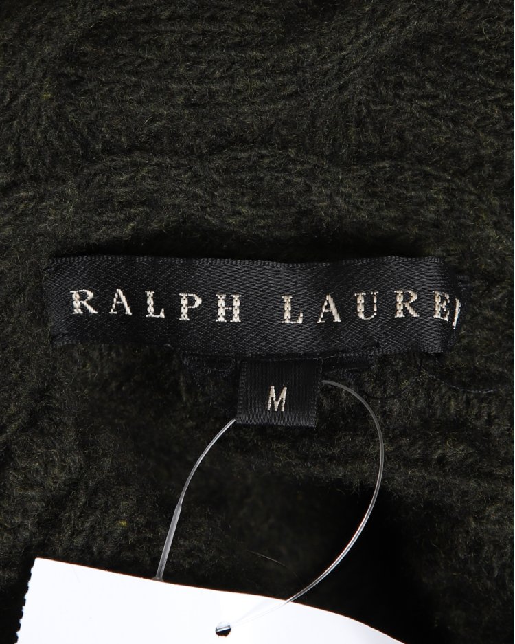 Cardigan Raph Lauren Original Lã Verde Feminino