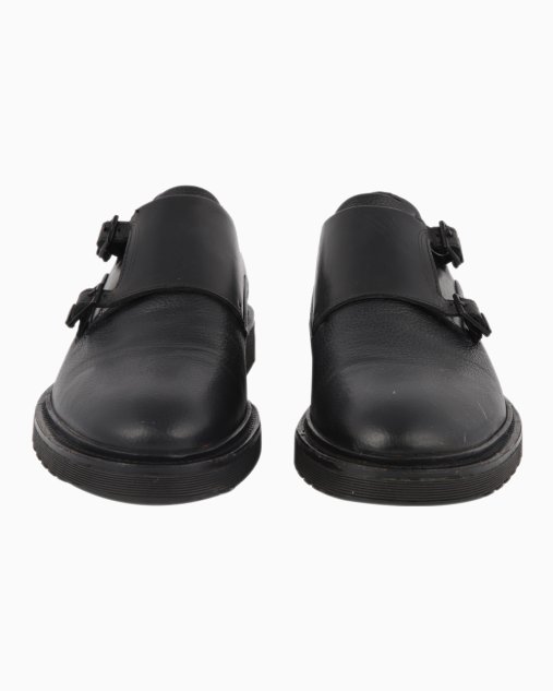 Sapato Hugo Boss Original Couro Double-Monk Preto Masculino