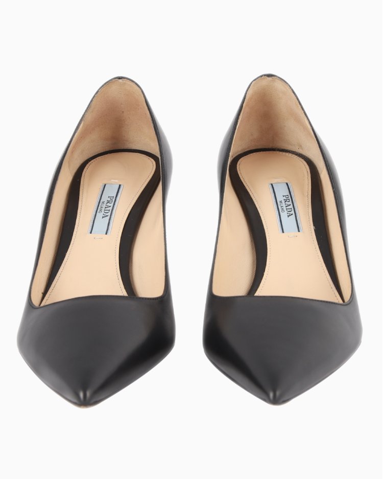 Sapato Prada Original Scarpin Preto Feminino