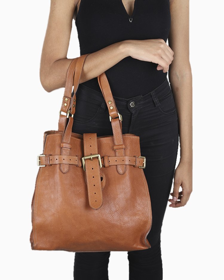 Bolsa Mulberry Original Choco Elgin Marrom Feminina