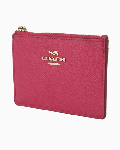 Porta Cartão Coach Original Mini Skinny Rosa Feminino
