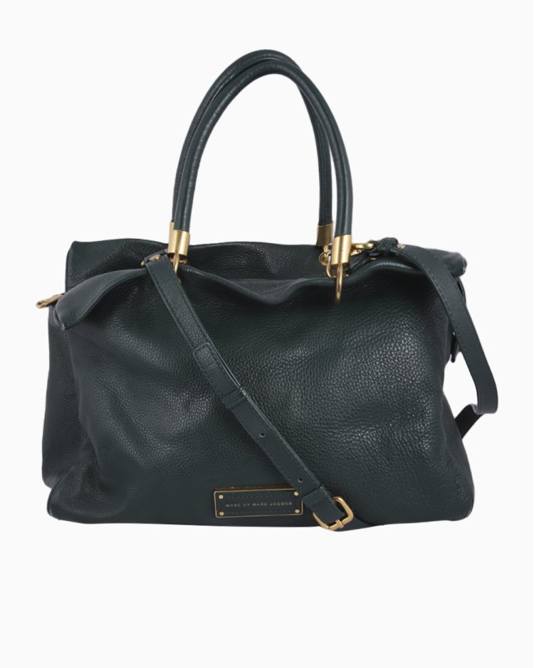 Bolsa Marc By Marc Jacobs Original Tote Couro Verde Feminina