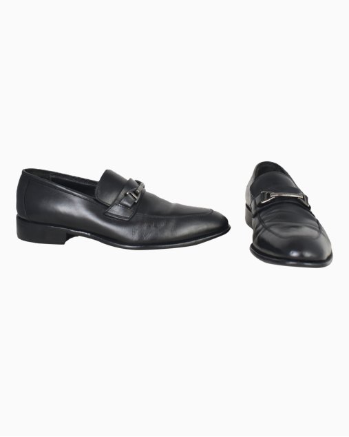 Sapato Hugo Boss Original Couro Escovado Preto Masculino