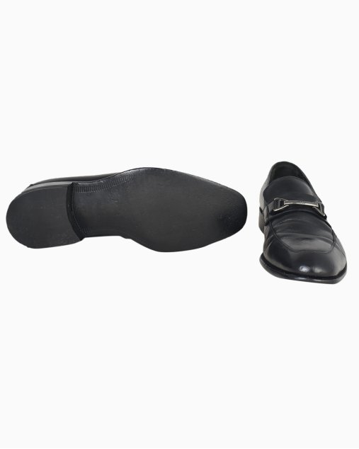 Sapato Hugo Boss Original Couro Escovado Preto Masculino