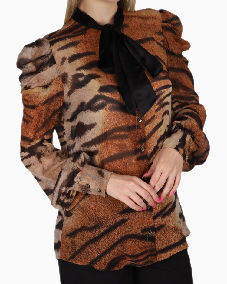 Blusa Class Roberto Cavalli Original Animal Print Feminina