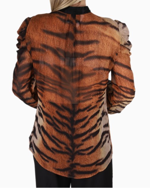 Blusa Class Roberto Cavalli Original Animal Print Feminina