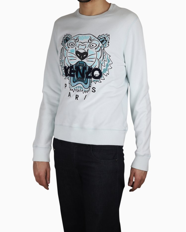 Moletom Kenzo Original Tiger Jungle Verde Menta Masculino