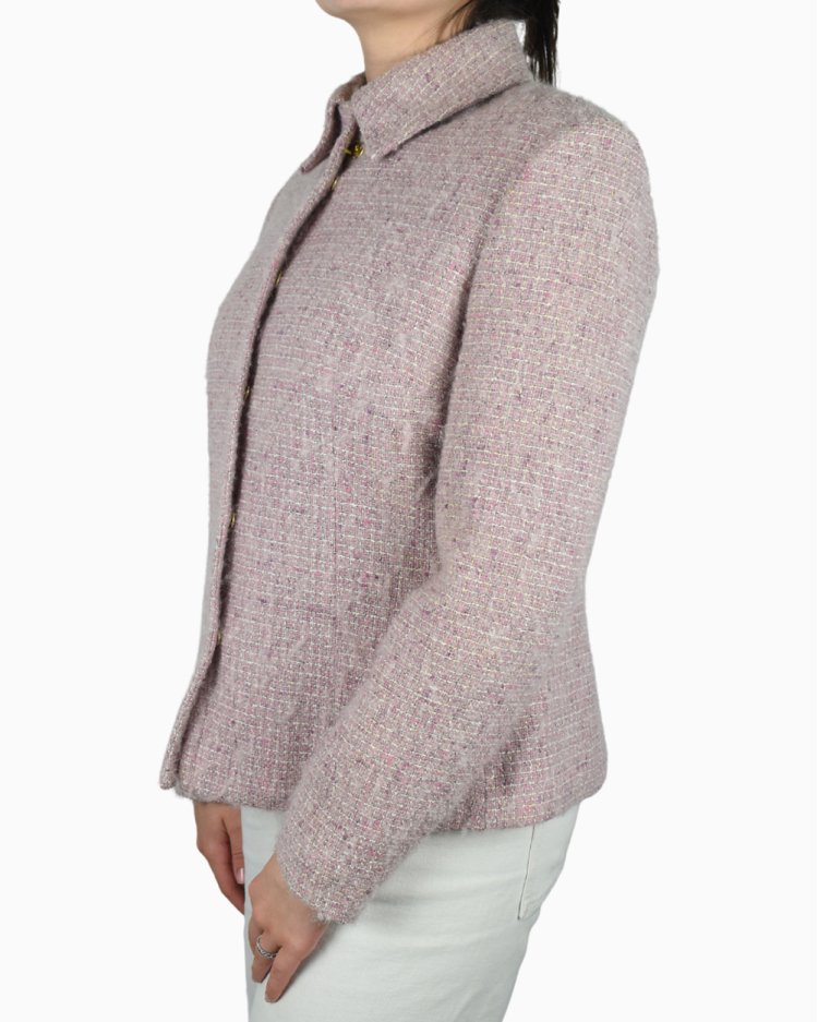 Casaco Daslu Original Tweed Rosa Feminino