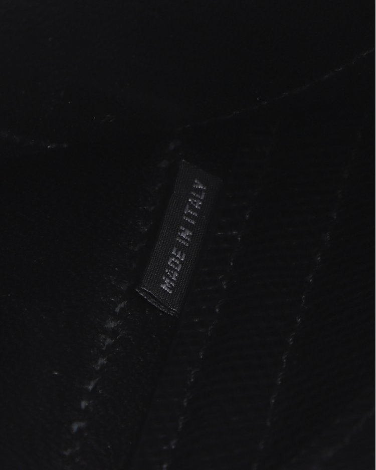 Bolsa Prada Original Half Flap Double Turn Lock Saffiano Preta Feminina