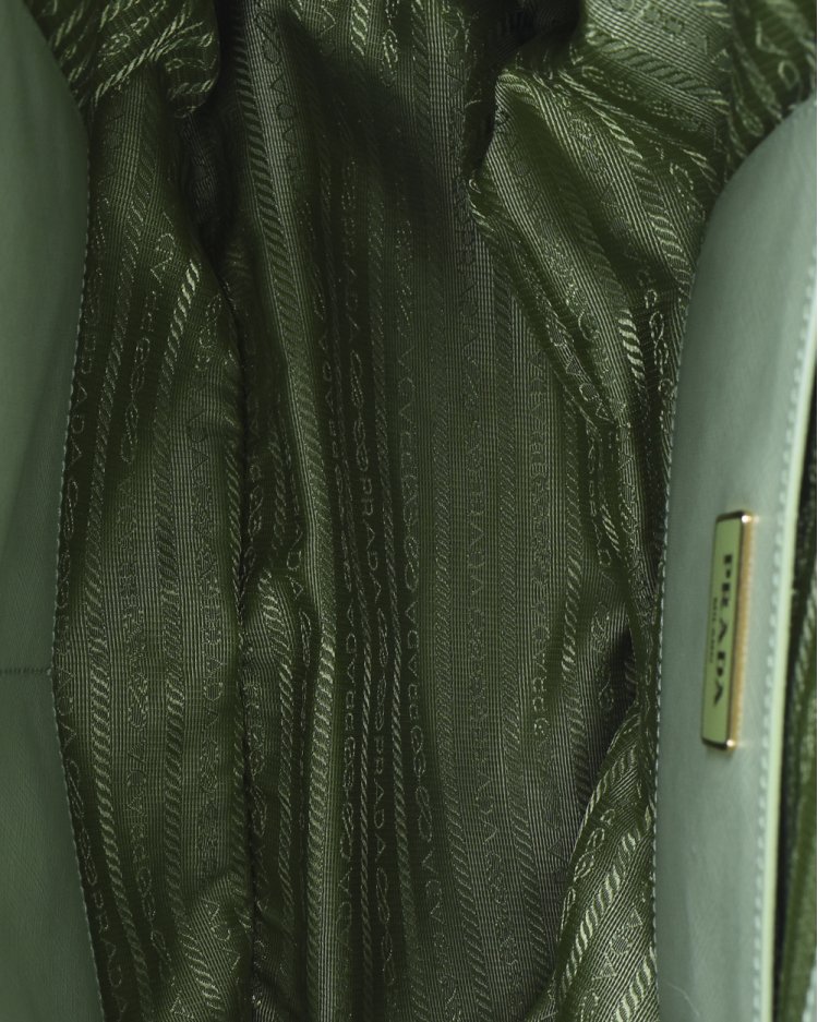 Bolsa Prada Original Galleria Saffiano Large Verde Feminina