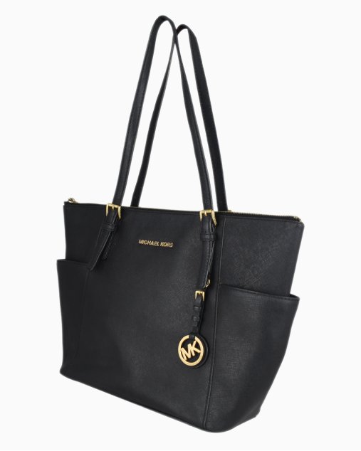 Bolsa Michael Kors Original Tote Jet Set Preta Feminina