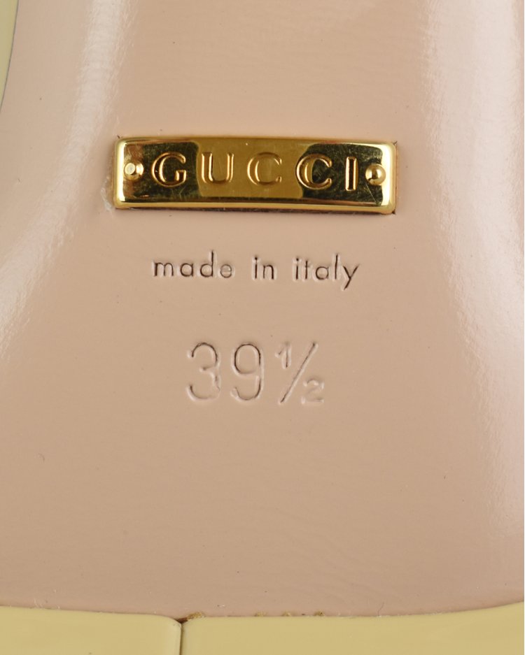 Sandália Gucci Original Plataforma Verniz Tricolor Feminina