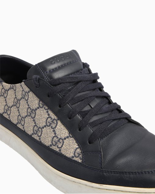 Tênis Gucci Original GG Supreme Azul Marinho Masculino