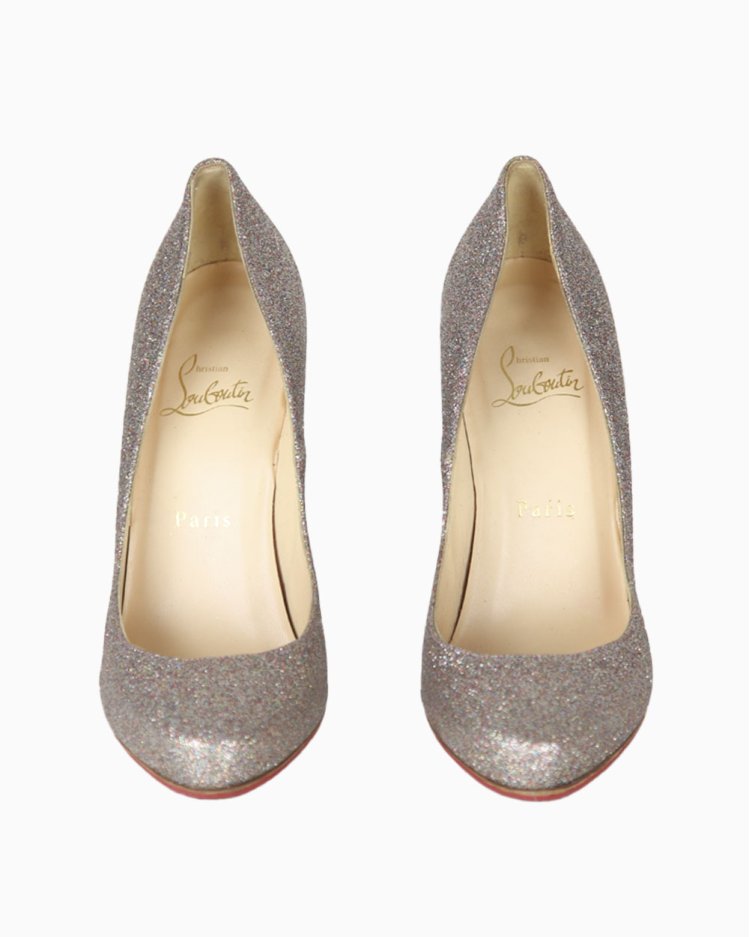 Sapato Louboutin Original Glitter Ron Ron Feminino