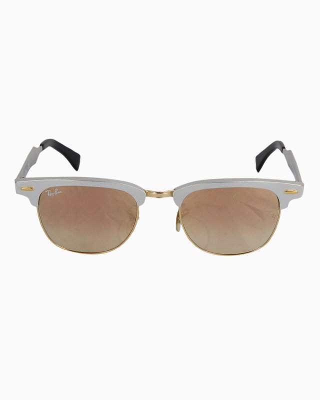 Óculos de Sol Ray Ban Original Clubmaster Aluminum Flash RB3507 Feminina