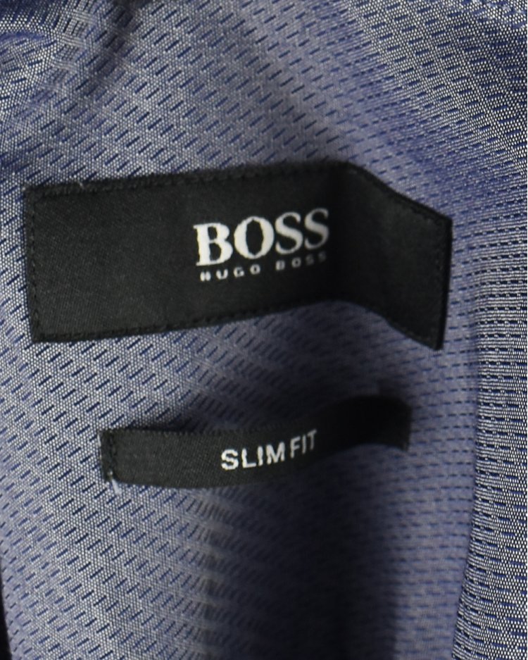 Camisa Hugo Boss Original Algodão Azul Masculina