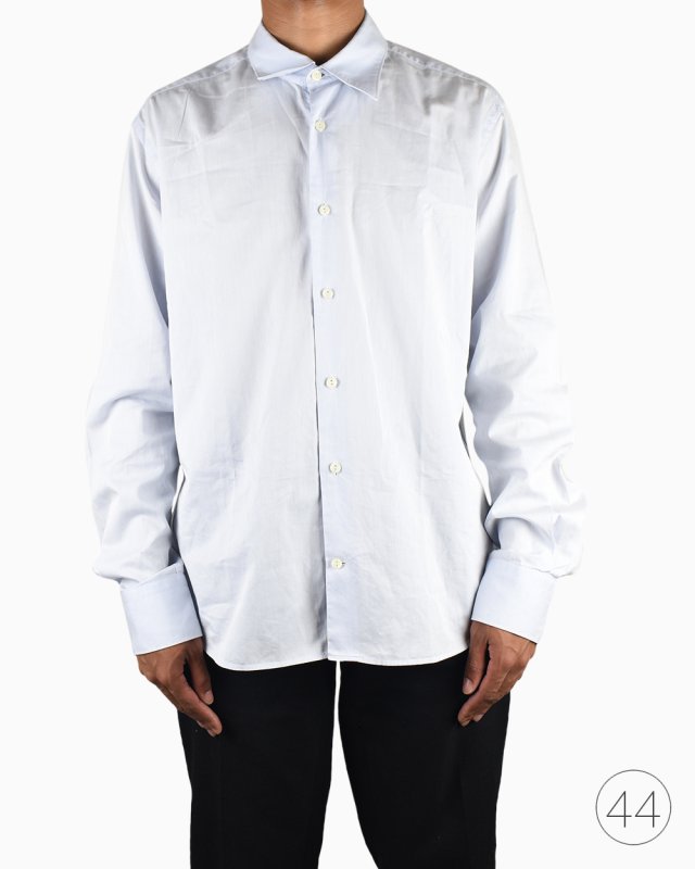 Camisa Versace Original Algodão Azul Claro Masculina