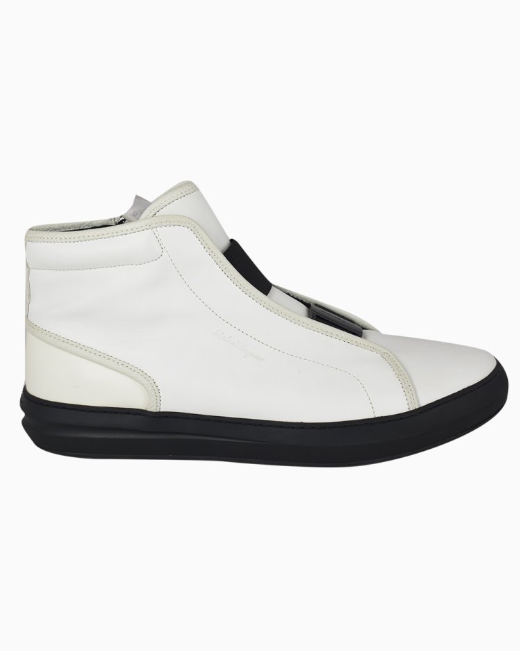Tênis Salvatore Ferragamo Original Ground Buckle-Front Branco Masculino