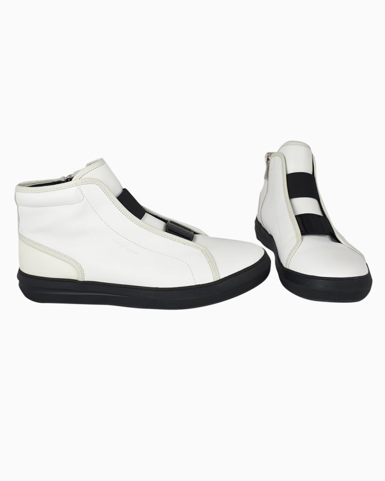 Tênis Salvatore Ferragamo Original Ground Buckle-Front Branco Masculino