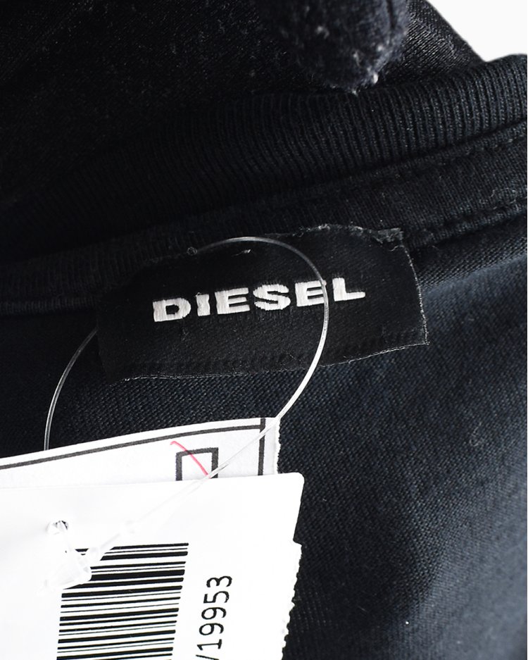 Camiseta Diesel Original Estampa DSL Preta Masculina