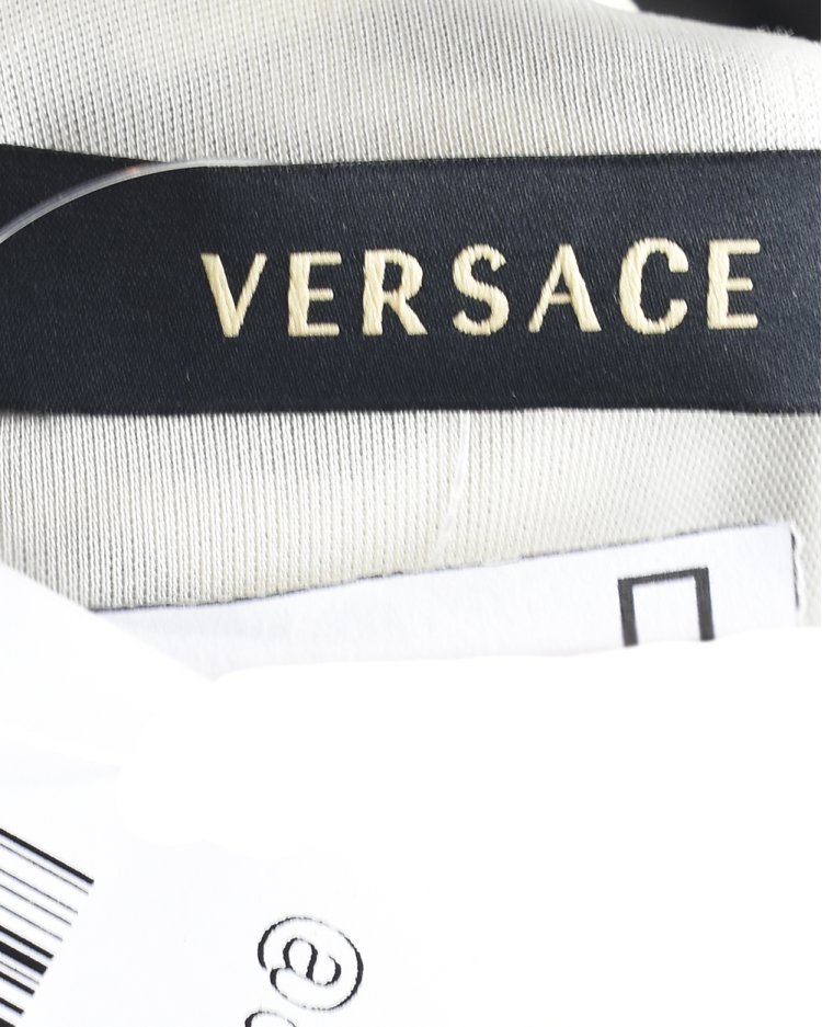 Vestido Versace Original Drapeado Estampado Feminino