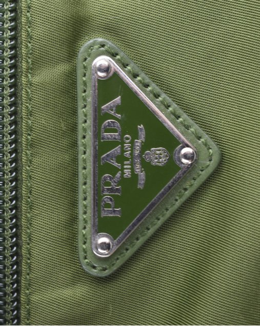 Bolsa Prada Original Nylon Vintage Crossbody Verde Feminina