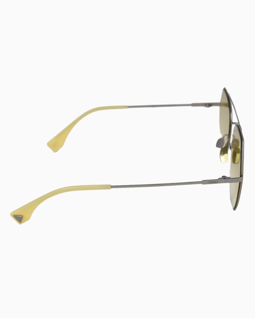 Óculos de Sol Fendi Original Amarelo 21 DYGEB Masculino