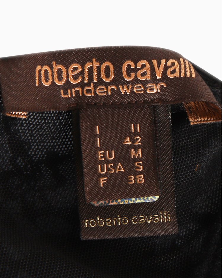 Corset Roberto Cavalli Original Underwear Preto Feminino