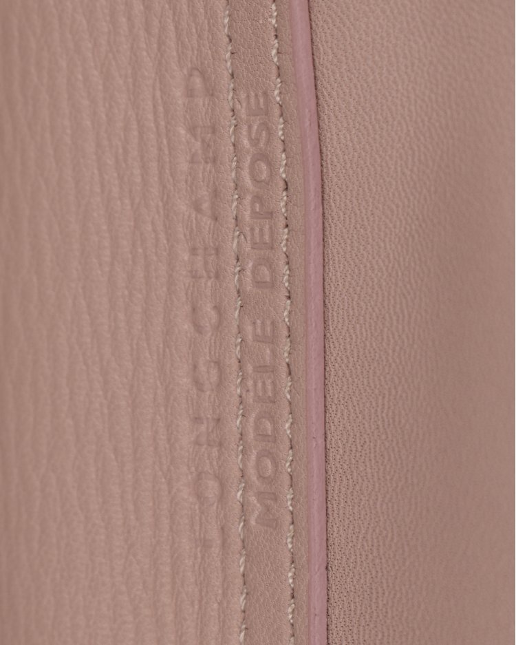 Bolsa Longchamp Original Le Pliage Cuir Couro Rosa Feminina