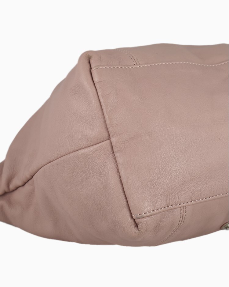 Bolsa Longchamp Original Le Pliage Cuir Couro Rosa Feminina