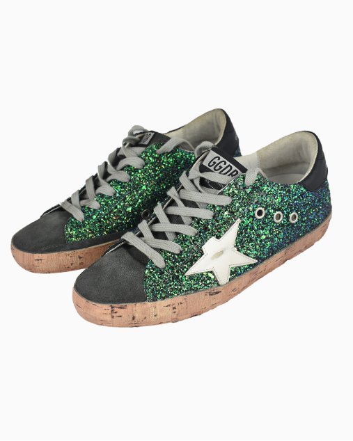 Tênis Golden Goose Original Superstar Verde Feminino