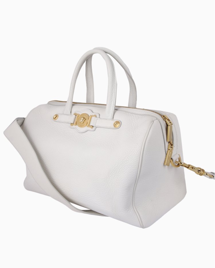 Bolsa Versace Original Palazzo Tote Branca Feminina