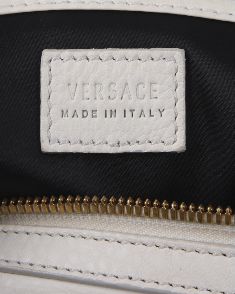 Bolsa Versace Original Palazzo Tote Branca Feminina