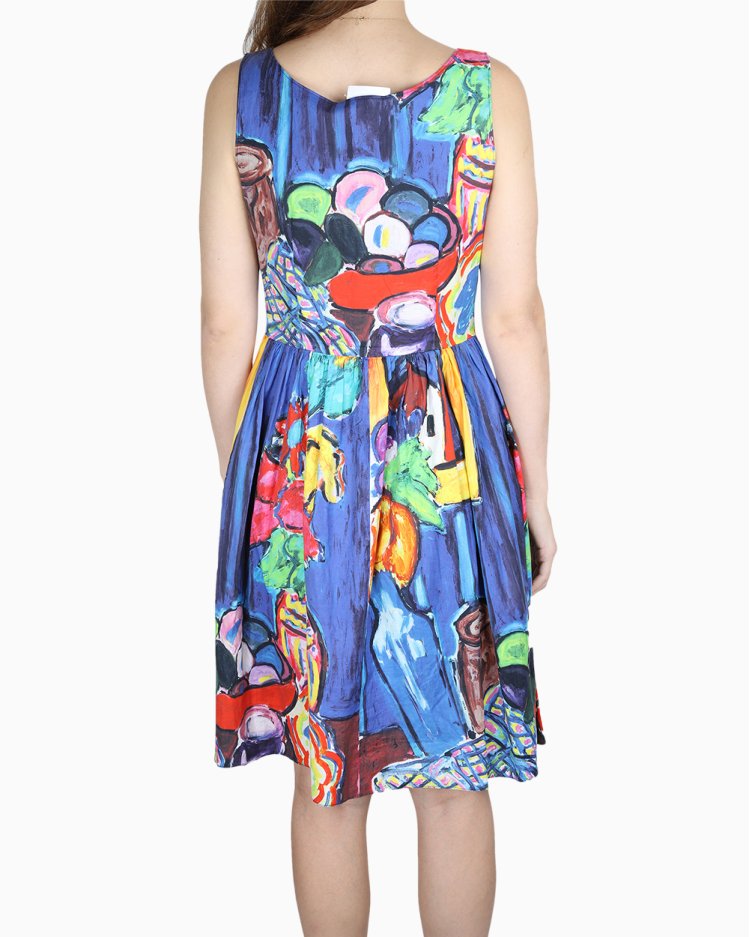 Vestido Prada Original Estampado Colorido Feminino
