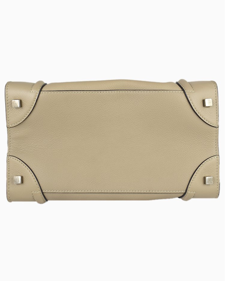 Bolsa Celine Original Luggage Mini Tote Bege Feminina