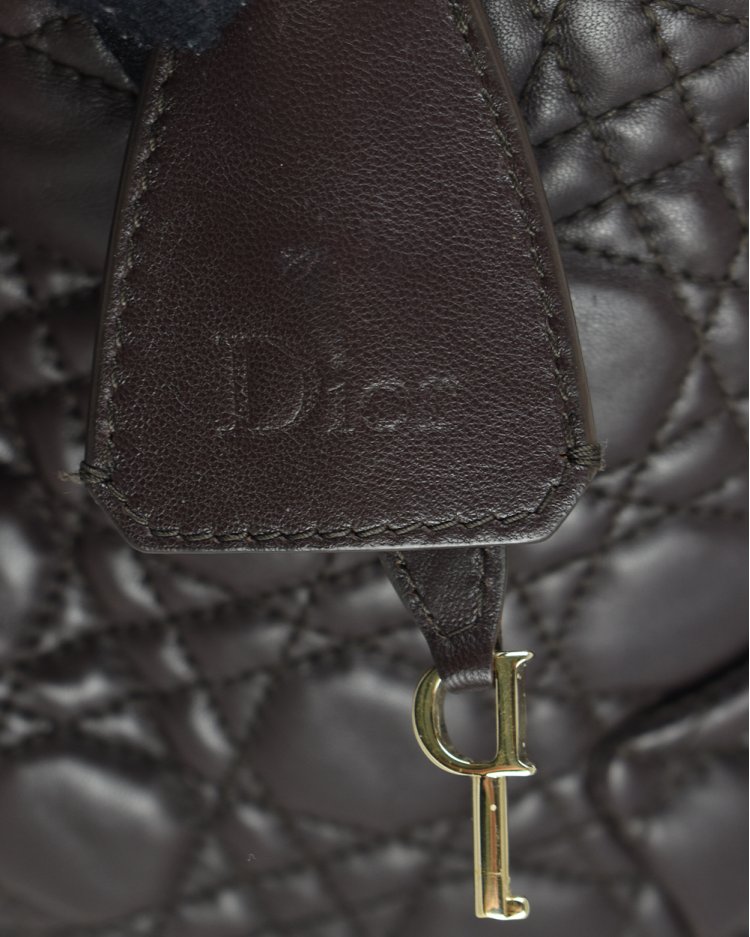 Bolsa Dior Original New Lock Marrom Feminina