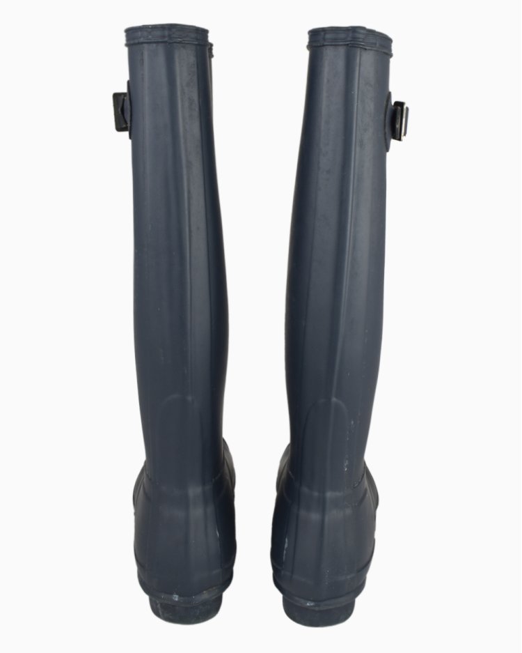 Galocha Hunter Original Wellington Cano Alto Preta Feminina