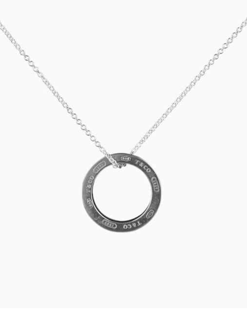 Colar Tiffany & Co. Original 1837 Circle Prata Feminino