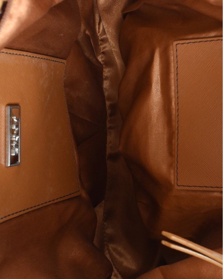 Bolsa DKNY Original Couro Caramelo Feminina