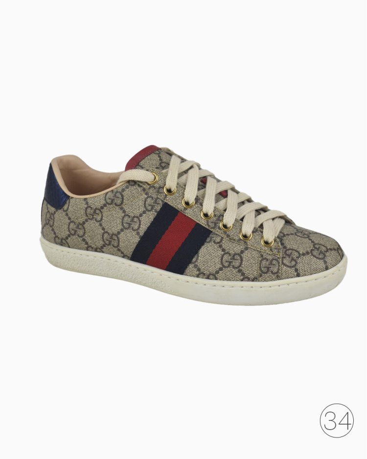 Tênis Gucci Original Ace GG Supreme Feminino