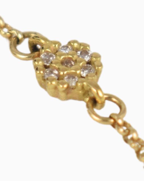 Conjunto Infantil Vivara Original Baby Ouro Amarelo e Diamante