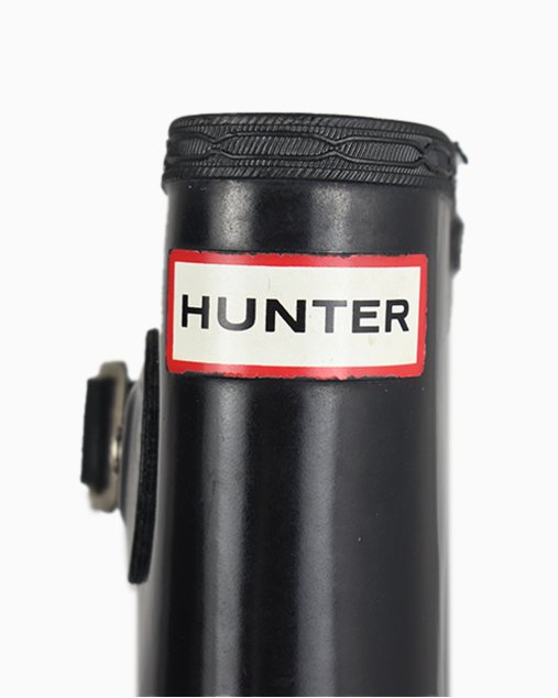 Bota Hunter Original Ajustable Gloss Rain Preta Feminina