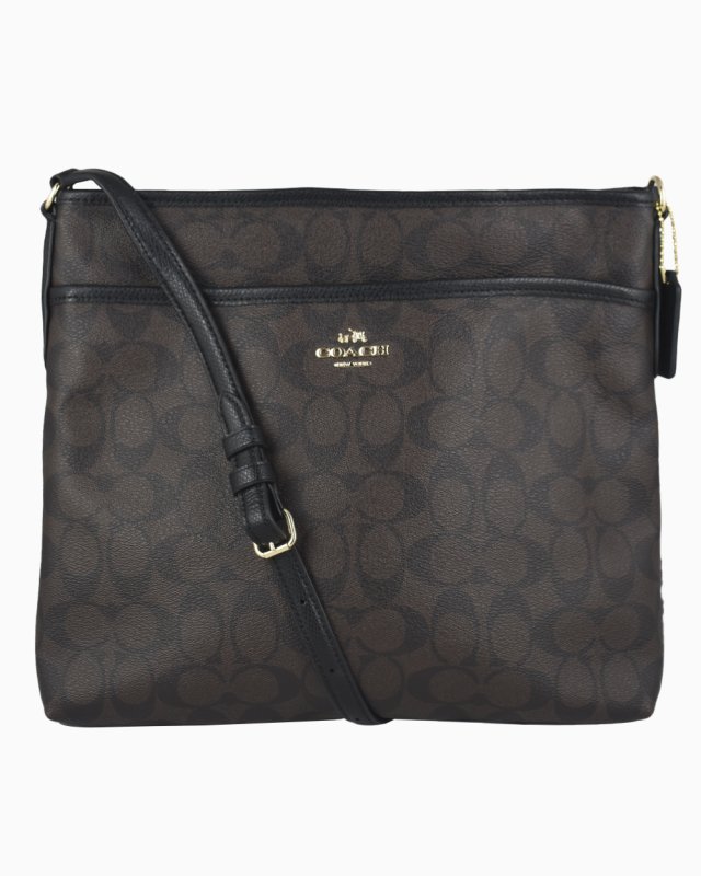 Bolsa Coach Original Messenger Signature Monograma Feminina