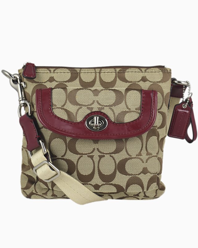 Bolsa Coach Original Courier Canvas Signature Monograma Feminina