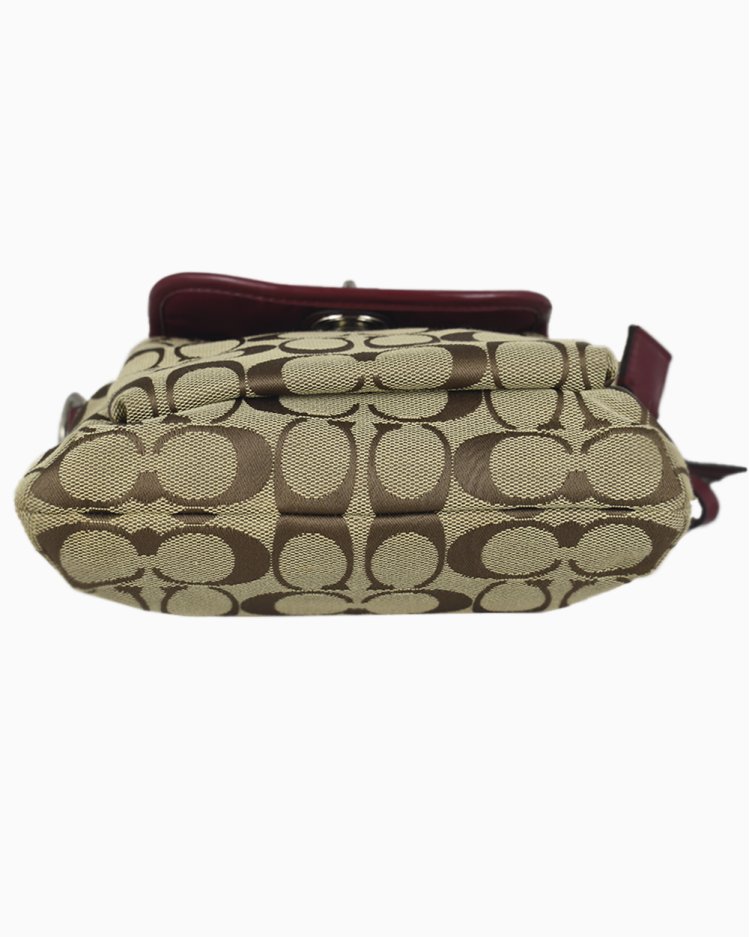 Bolsa Coach Original Courier Canvas Signature Monograma Feminina